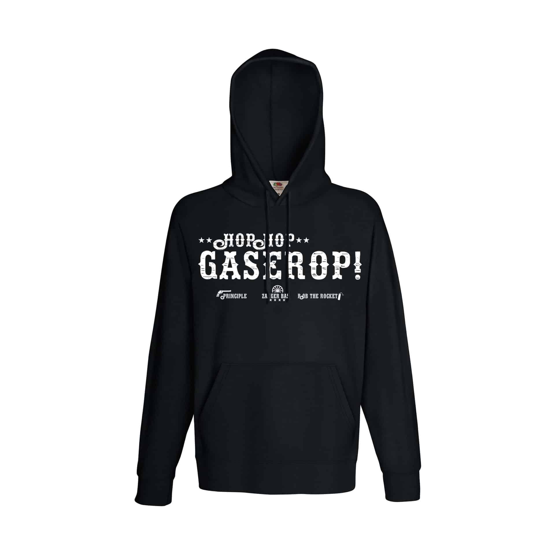 Hop Hop Gas Erop Hoodie Black - Rave wear